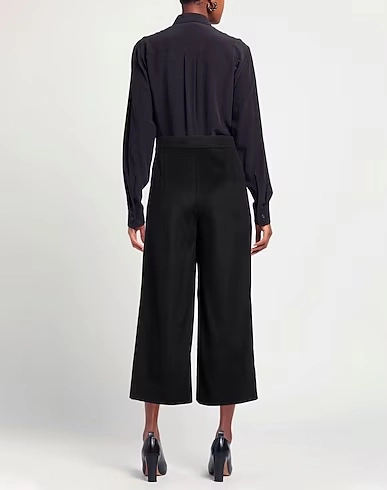 Max Mara Wide Leg Wool Trousers