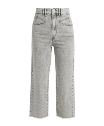 Isabel Marant Étoile High-waisted Straight-leg Jeans - Gray