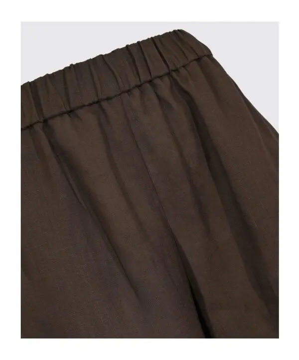 Max Mara Elastic Waist Casual Pants - Brown