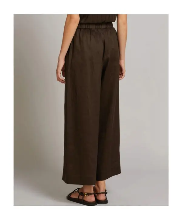 Max Mara Elastic Waist Casual Pants - Brown