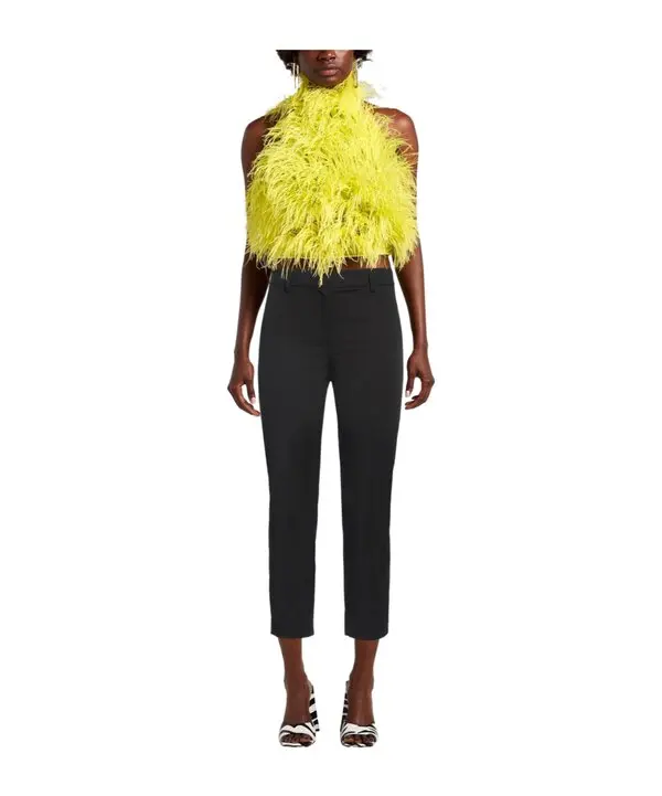 Max Mara Solid-color Straight-leg Pants