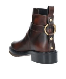Chloé Solid-color Buckle Ankle Boots