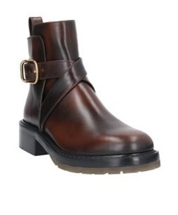 Chloé Solid-color Buckle Ankle Boots