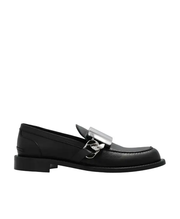 J.W.ANDERSON Logo-engraved Leather Loafers