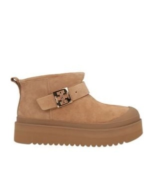 Tory Burch Fleece-lined Ankle Boots - Nude