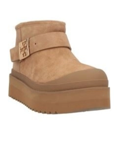 Tory Burch Fleece-lined Ankle Boots - Nude