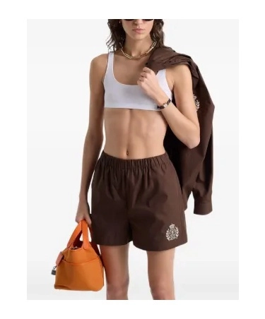 SPORTY  RICH Sporty & Rich Hw Crest Shorts