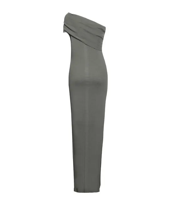 Rick Owens One-shoulder Knit Midi Dress