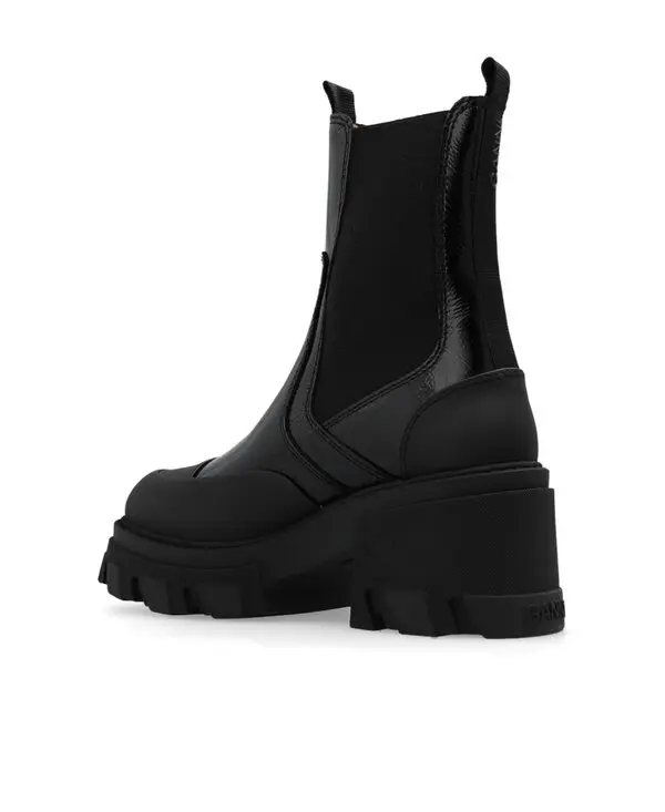 GANNI Chelsea Boots With Lug Sole