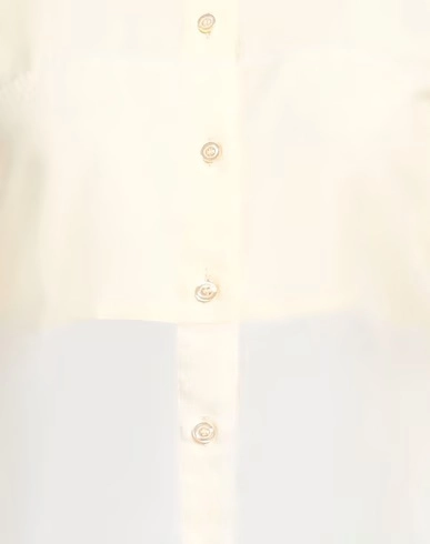 Sportmax Solid Color Chiffon Blouse