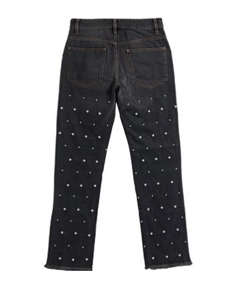 Isabel Marant Étoile Embellished Straight-leg Cropped Jeans