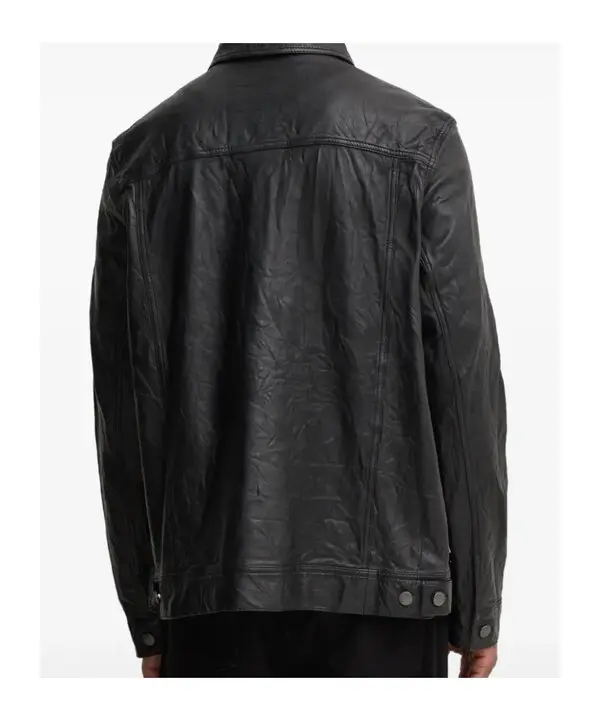 Zadig&Voltaire Leather Button-fastening Jacket