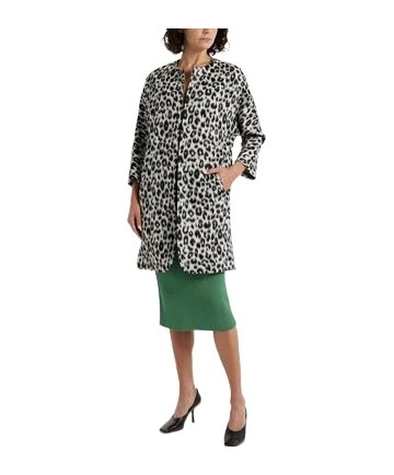 Isabel Marant Étoile Leopard Print Long Sleeve Coat