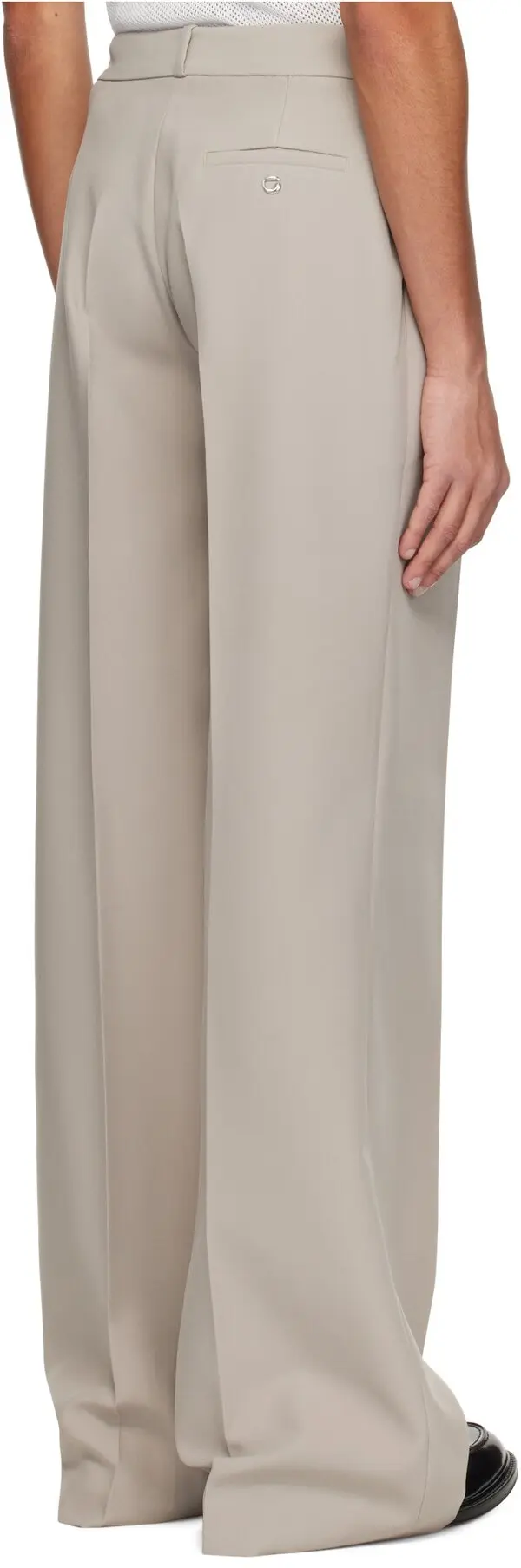 Coperni Pleat-detail Wide-leg Trousers