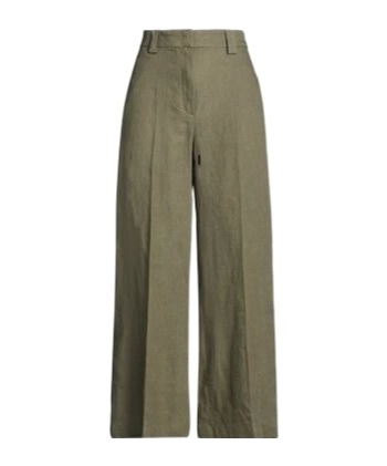 MAXCO. Relaxed Wide-leg Cropped Casual Trousers