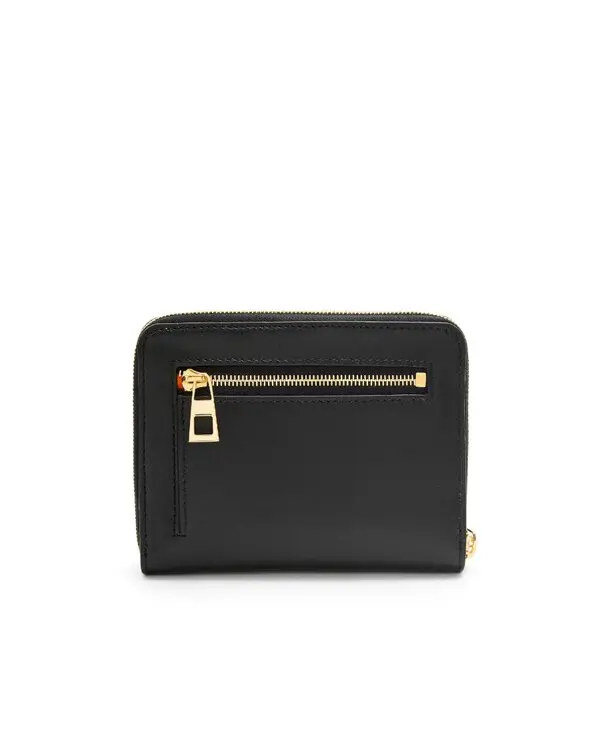 Loewe Knot Compact Zip Wallet In Shiny Nappa Calfskin