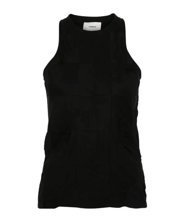 Coperni Sleeveless Gathered Detail Tank Top