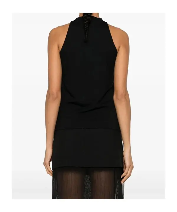 Coperni Sleeveless Gathered Detail Tank Top