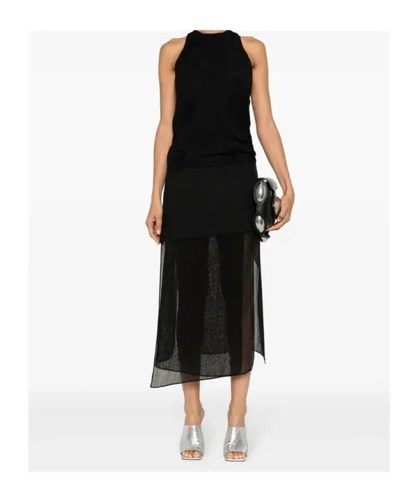 Coperni Sleeveless Gathered Detail Tank Top