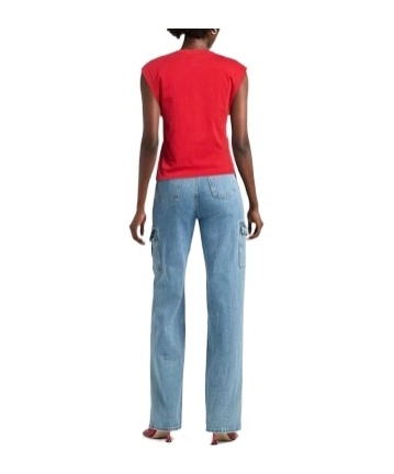 Rag & Bone Crew-neck Cap-sleeve Top