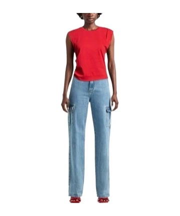 Rag & Bone Crew-neck Cap-sleeve Top