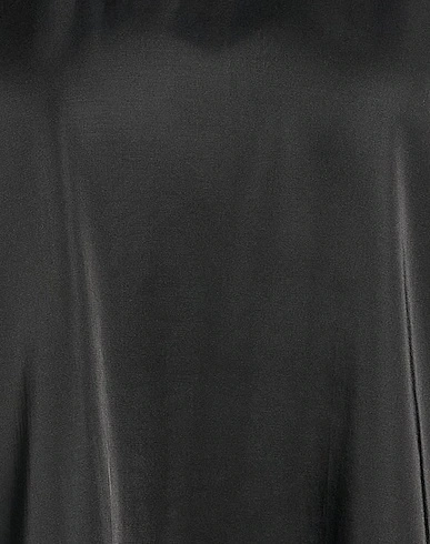 Rick Owens Crew Neck Satin Top - Black