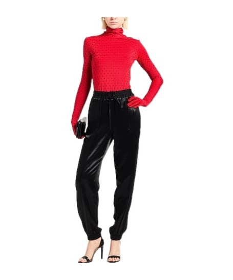 MAXCO. Max&co. Polka-dot Turtleneck Long-sleeve Top