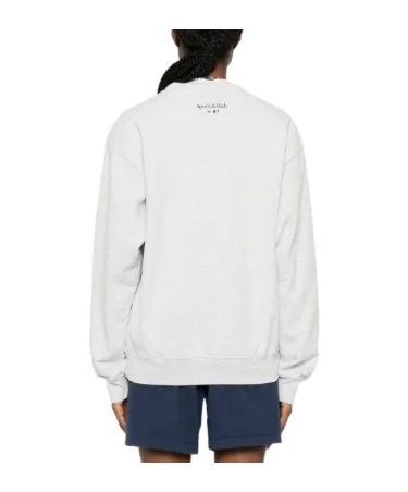 SPORTY  RICH Sporty & Rich Baseball Print Sweatshirt