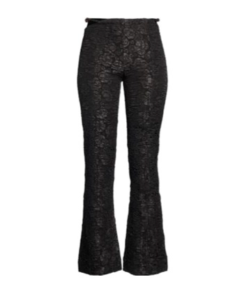 GANNI High-waisted Lace Flared Trousers