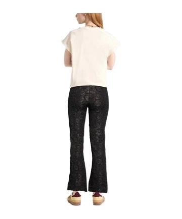 GANNI High-waisted Lace Flared Trousers