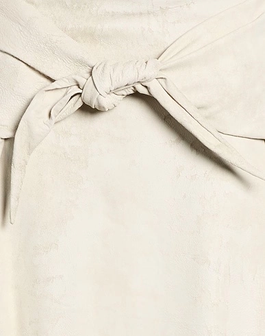 Rick Owens Suede Spliced A-line Skirt