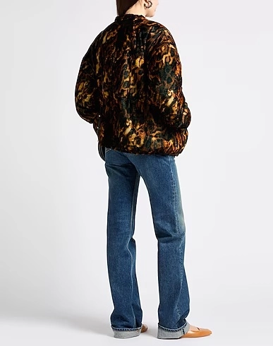 Isabel Marant Étoile Leopard Print Velvet Padded Coat