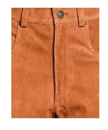 Isabel Marant Étoile High Waisted Tapered Suede Trousers