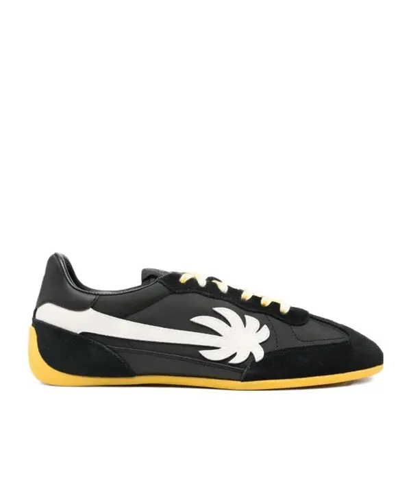Palm Angels Pa 5 Palm-tree Leather Sneakers
