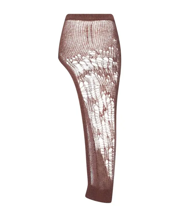 Rick Owens Solid Color Knit Skirt