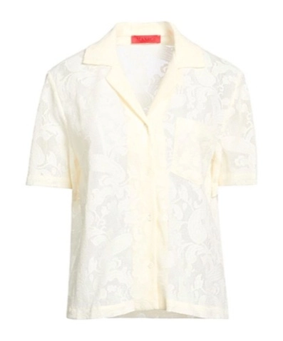 MAXCO. Max&co. Lace Short Sleeve Shirt
