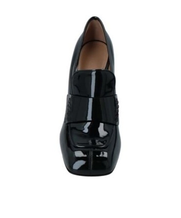 Sportmax Patent Leather High Heel Loafers