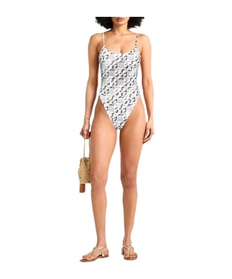Tory Burch Two-tone One-piece Swimsuit