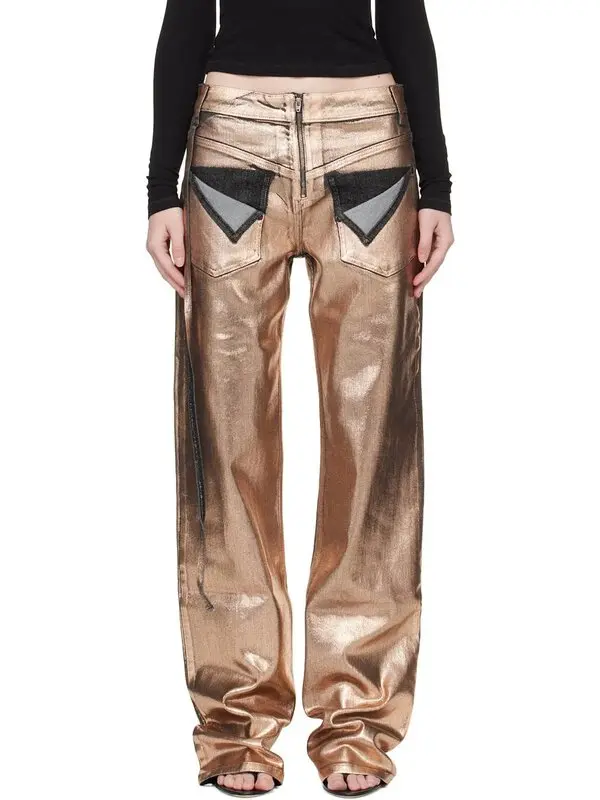 Ottolinger Metallic Paneled Jeans