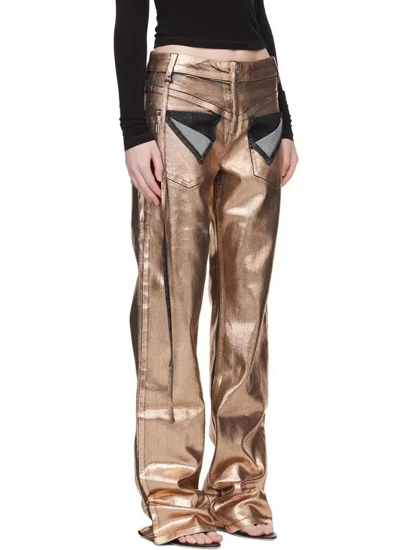 Ottolinger Metallic Paneled Jeans
