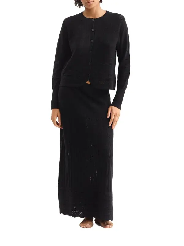 ERES Trio Button Cardigan - Black
