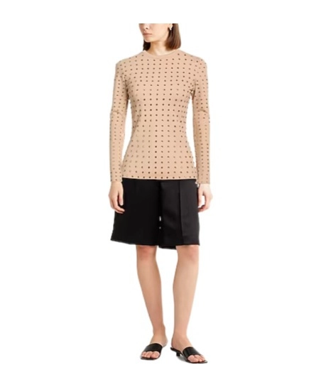Sportmax Crew Neck Long-sleeve T-shirt