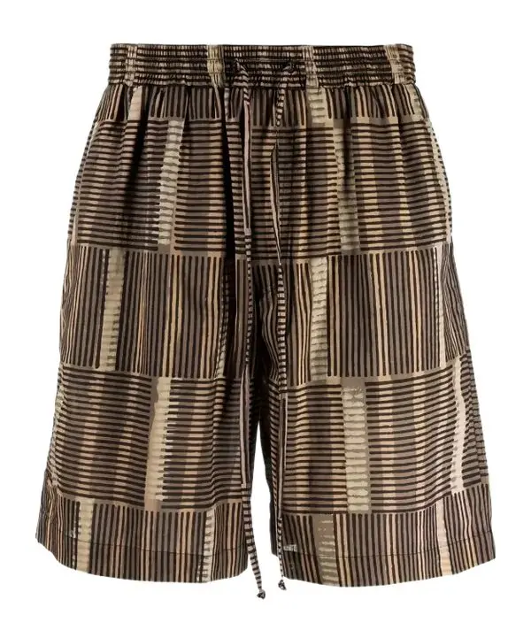Nanushka Striped Elasticated-waist Shorts
