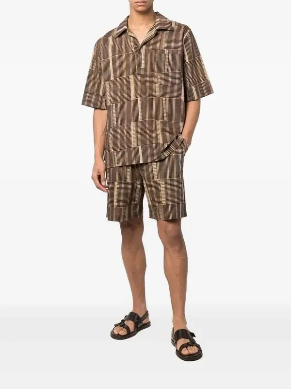 Nanushka Striped Elasticated-waist Shorts