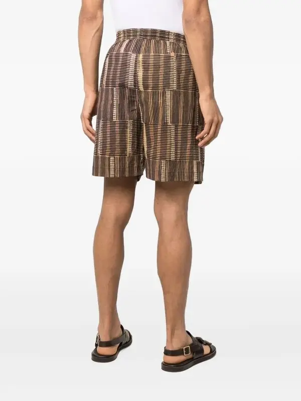 Nanushka Striped Elasticated-waist Shorts