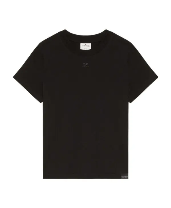 COURREGES Courrèges Crewneck Short-sleeved T-shirt