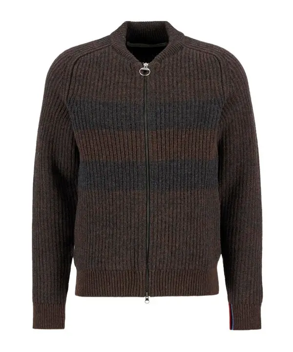 Barbour X Paul Smith Striped Cardigan