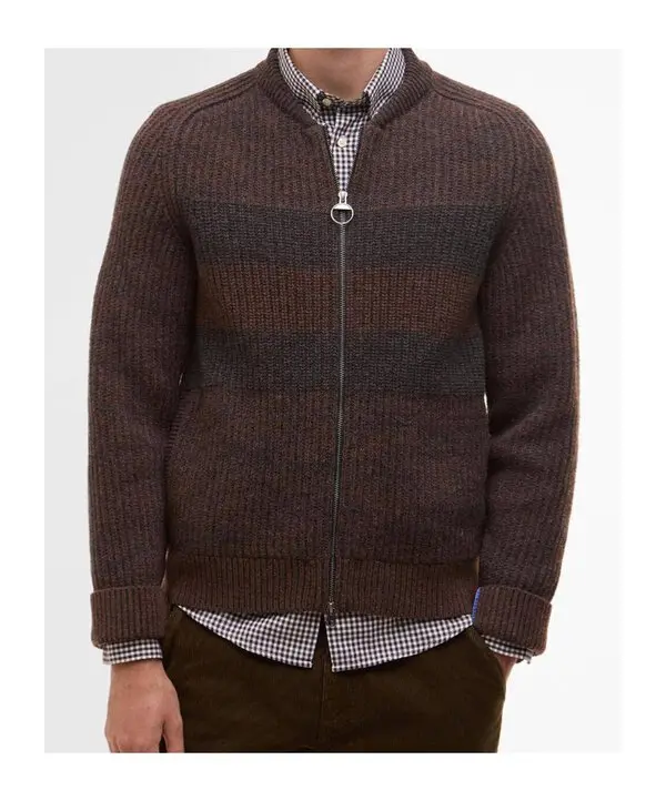 Barbour X Paul Smith Striped Cardigan