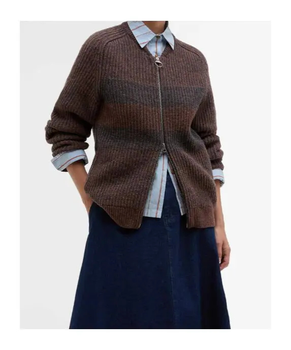 Barbour X Paul Smith Striped Cardigan