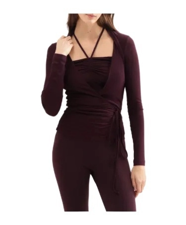 ERES Wrap Long-sleeved Cardigan
